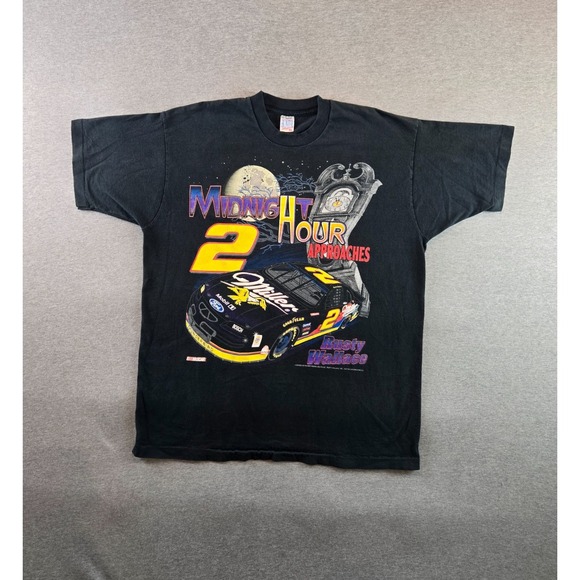 Hunter | Shirts | Vintage Rusty Wallace T Shirt Mens 2xl Black Graphic ...